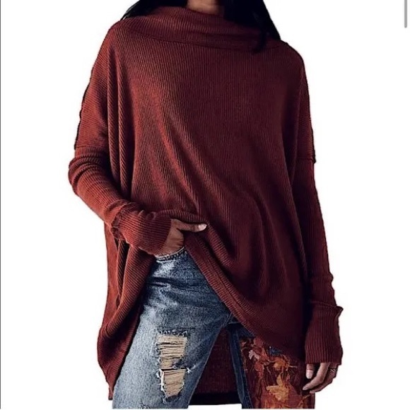 Free People | Tops | Nwt Free People Juicy Long Sleeve Cowl Neck ...